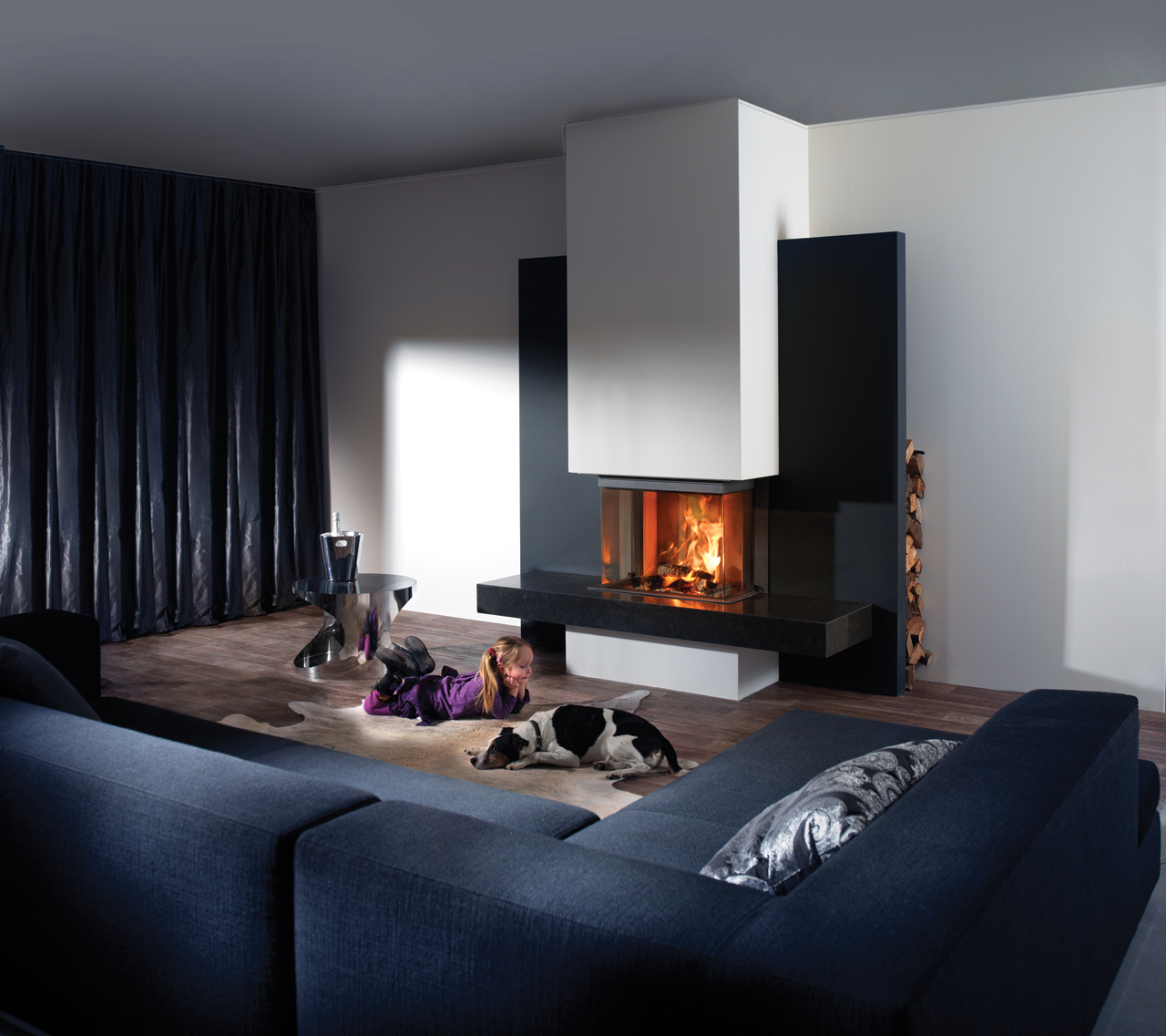 Kal-fire heat pure serie - liftdeur haarden - Boddeke